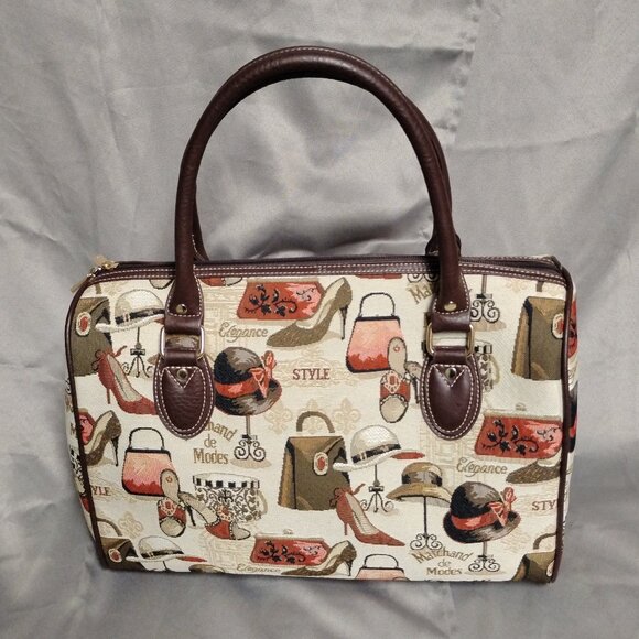 Signare | Bags | Amazing Signare Boston Doctors Bag Xl Shoes Purses Hat ...